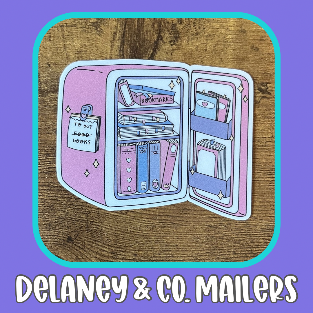 Book Fridge [Vinyl Sticker] – Delaney & Co. Mailers
