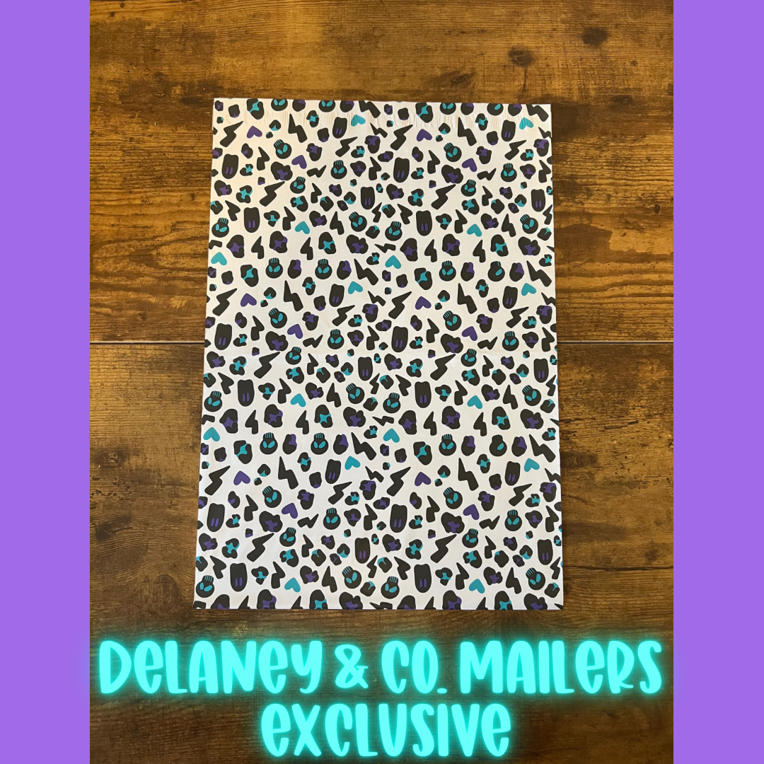 10x13 Death Leopard Polymailer - DCM Exclusive – Delaney & Co. Mailers