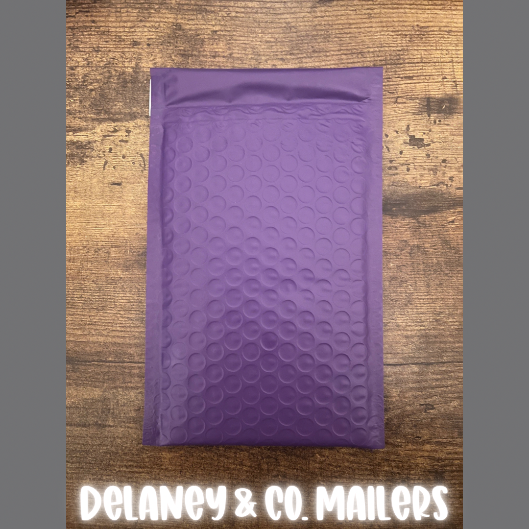 4x8 Purple Bubble Mailer – Delaney & Co. Mailers